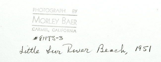 Morley Baer - Little Sur River Beach, 1951 - Vintage – Russell Levin ...