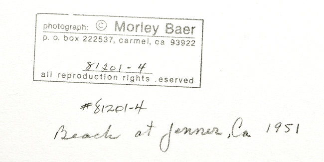 Morley Baer - Beach at Jenner, Ca, 1951 - Vintage – Russell Levin ...