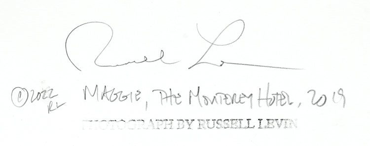 Russell Levin - Maggie - The Hotel Monterey, 2019 – Russell Levin ...